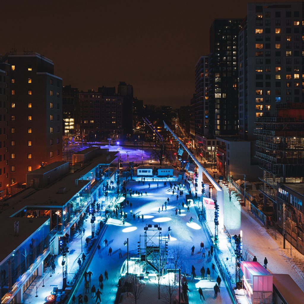 Skates rental shop in 5 ice rinks in Montreal | Patin Patin